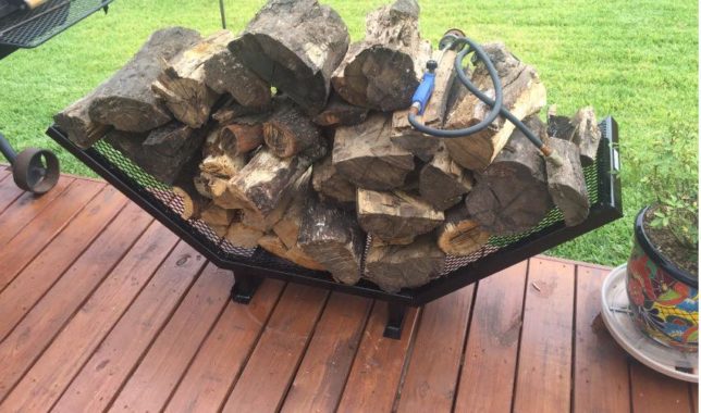 1/8th Cord Firewood Rack (Standard) | Metal Firewood Rack