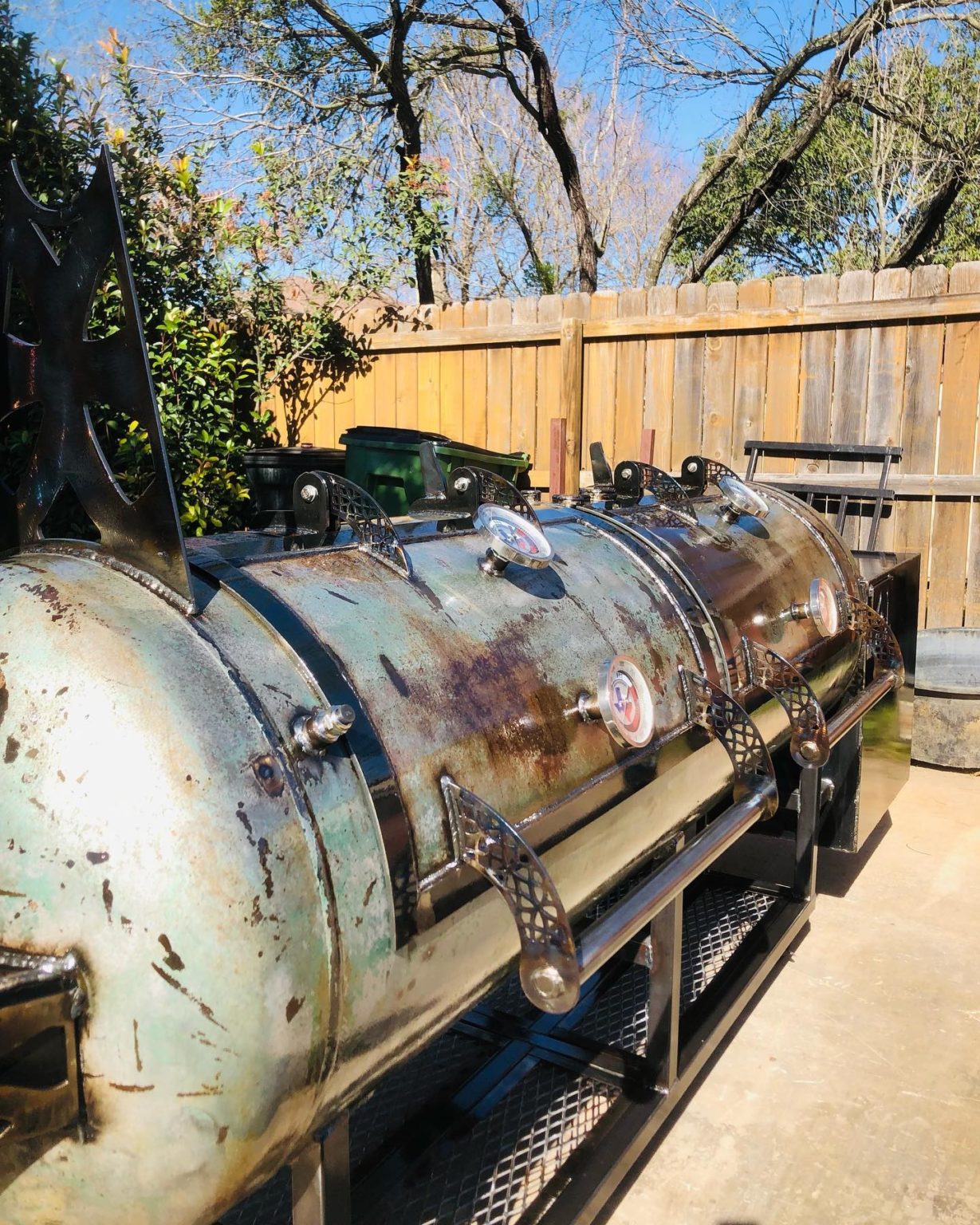 150 Gallon Smoker | Competition BBQ Smokers | Texas Offsets