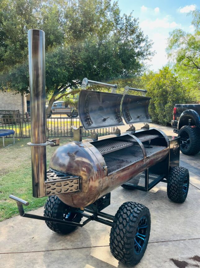 150 Gallon Smoker | Competition BBQ Smokers | Texas Offsets