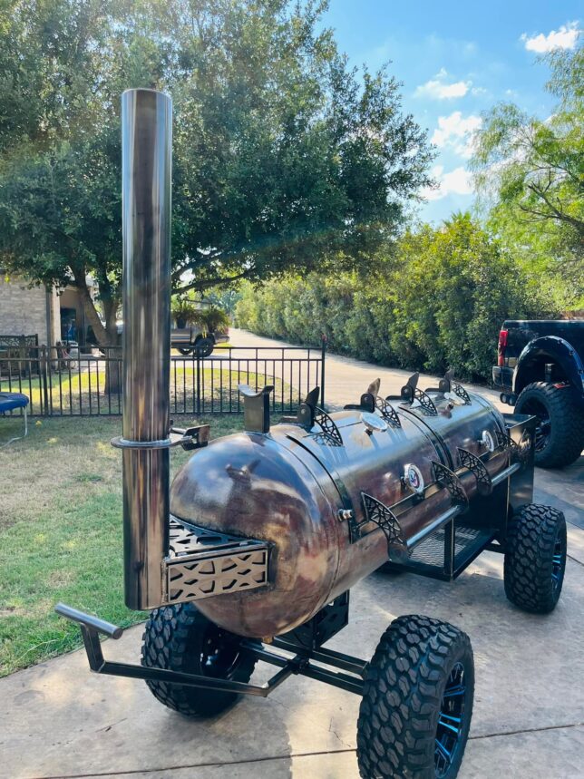 150 Gallon Smoker | Competition BBQ Smokers | Texas Offsets