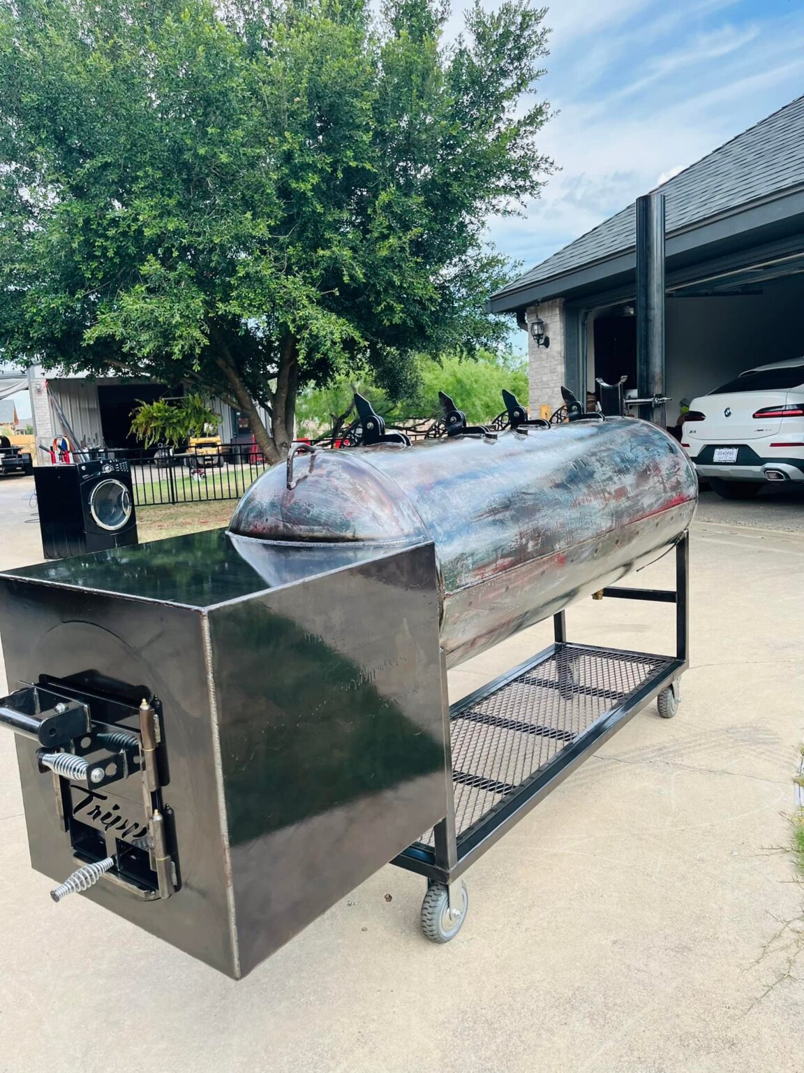 150 Gallon Smoker | Competition BBQ Smokers | Texas Offsets