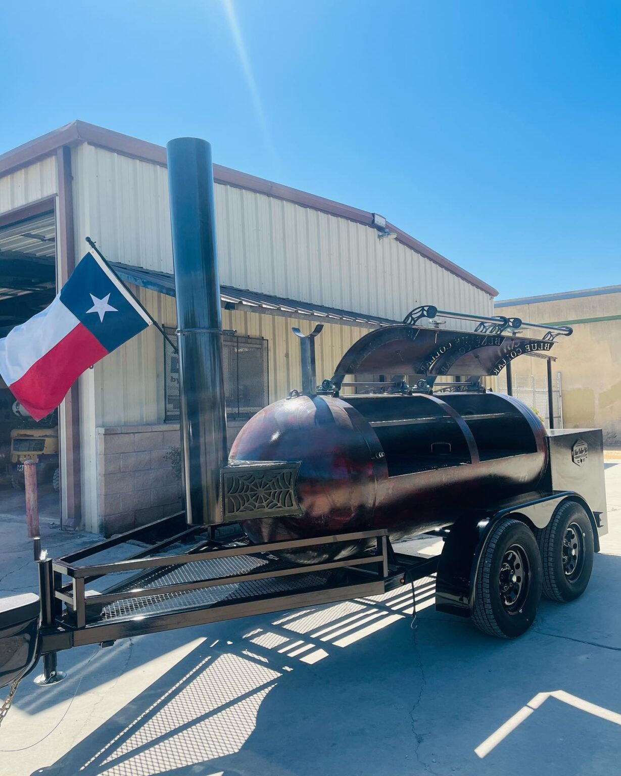 500 Gallon Offset Smoker | Custom Smokers | Texas BBQ Pits