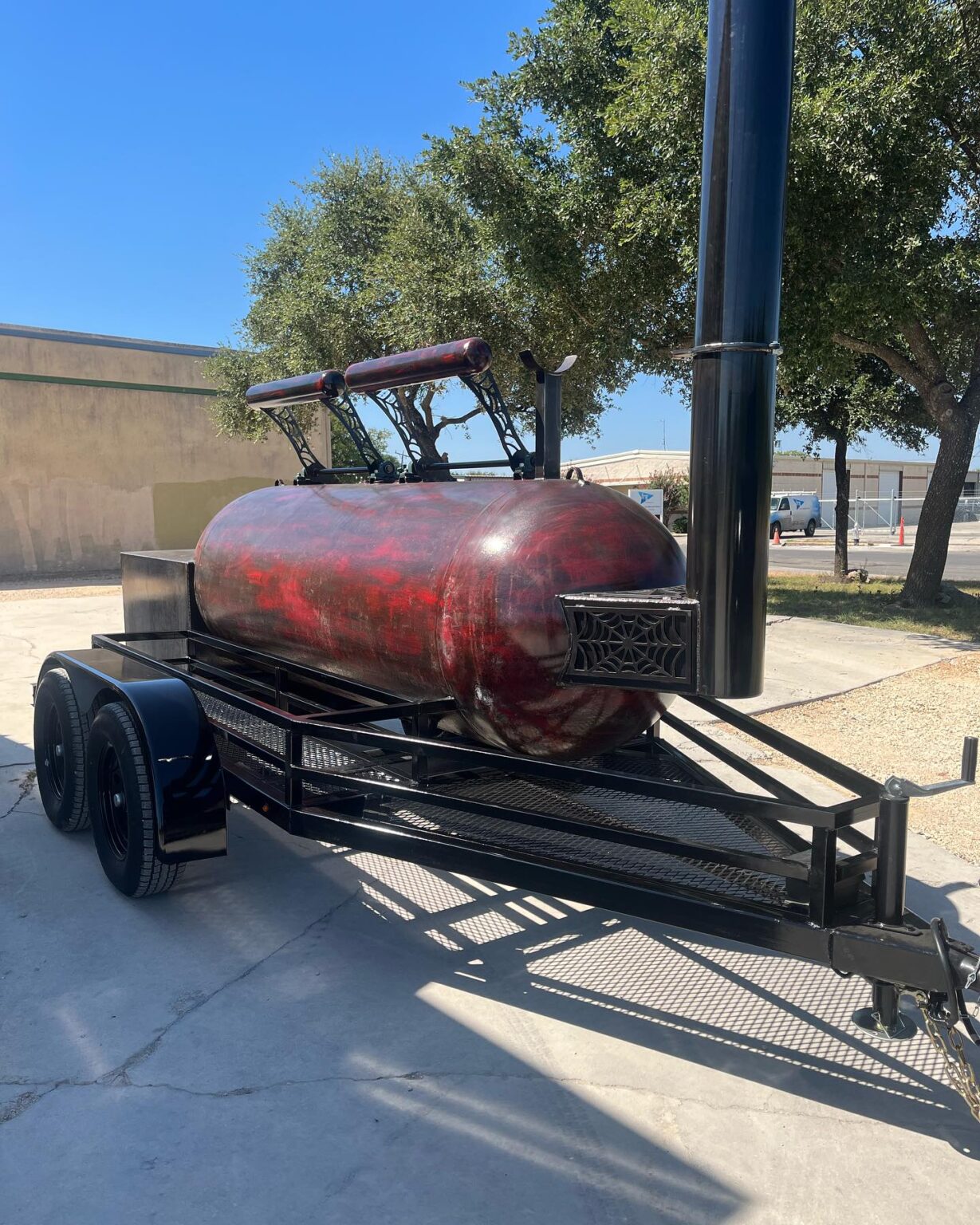 500 Gallon Offset Smoker | Custom Smokers | Texas BBQ Pits