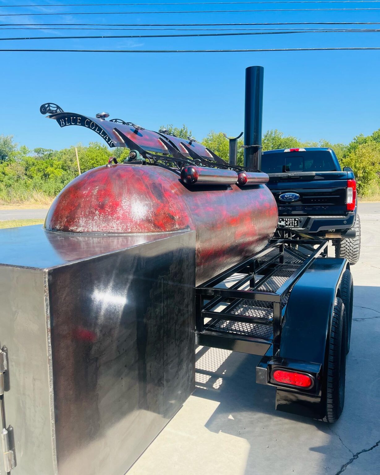 500 Gallon Offset Smoker | Custom Smokers | Texas BBQ Pits
